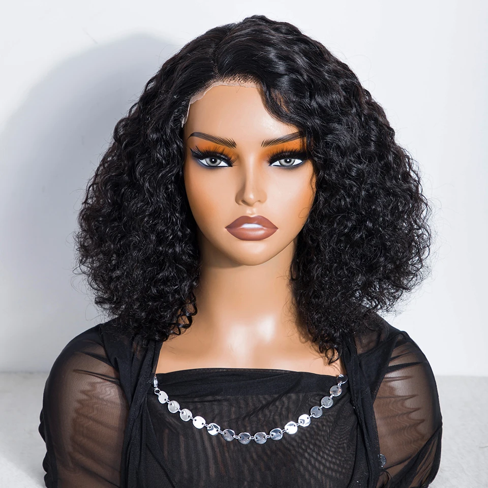 Peruvian-Jerry-Curly-Bob-Wig-Pre-Cut-Kinky-Curly-Wigs-Pre-Bleached ...