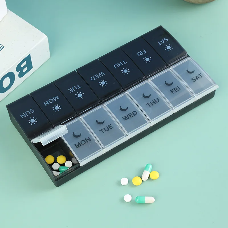 Weekly-Pill-Cases-2-Times-1-Day-Portable-Travel-Box-7-Days-Organizer-14 ...