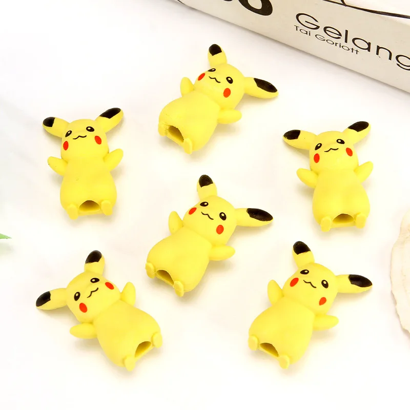 10Pcs/Set Kawaii Anime Pokemon Pikachu Eraser Cartoon Cute Pencil ...