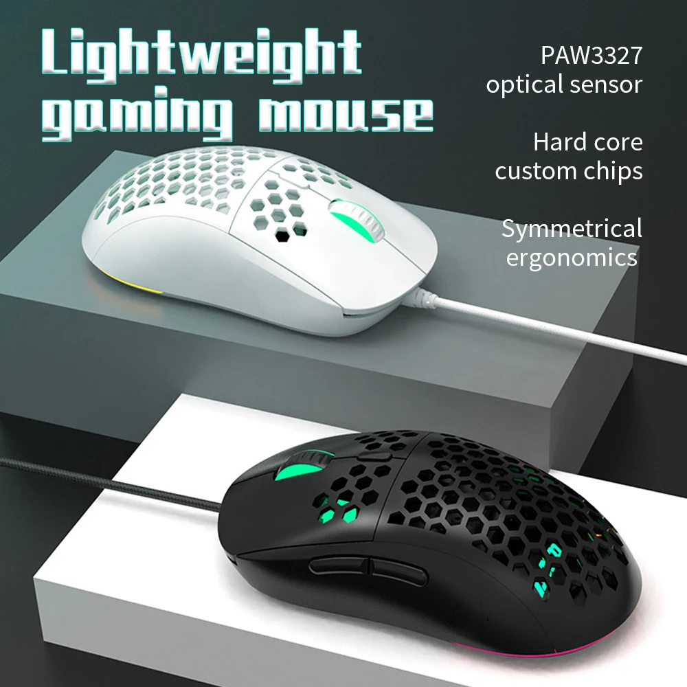 AJ380-AJ380R-Wired-Hollow-Game-Mouse-Lightweight-PlayerUnknown-s ...