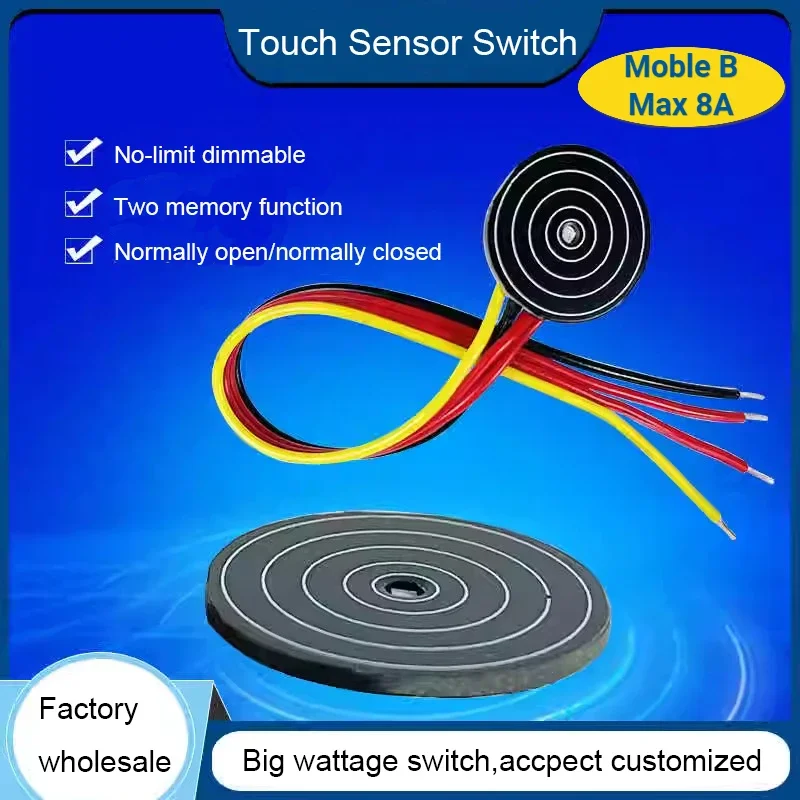 Penetrable-8mm-Wood-Panel-Wireless-Touch-Sensor-LED-Light-Switch ...