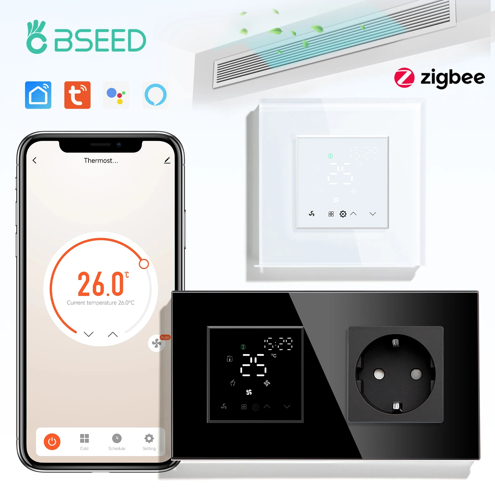 BSEED-Zigbee-Airconditioner-Central-AC-Thermostat-Smart-Touch-Screen ...