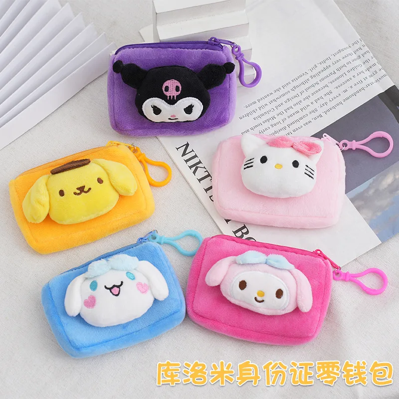Sanrio-Hello-Kitty-Coin-Purse-Kuromi-Cinnamoroll-Melody-Wallet-Children ...