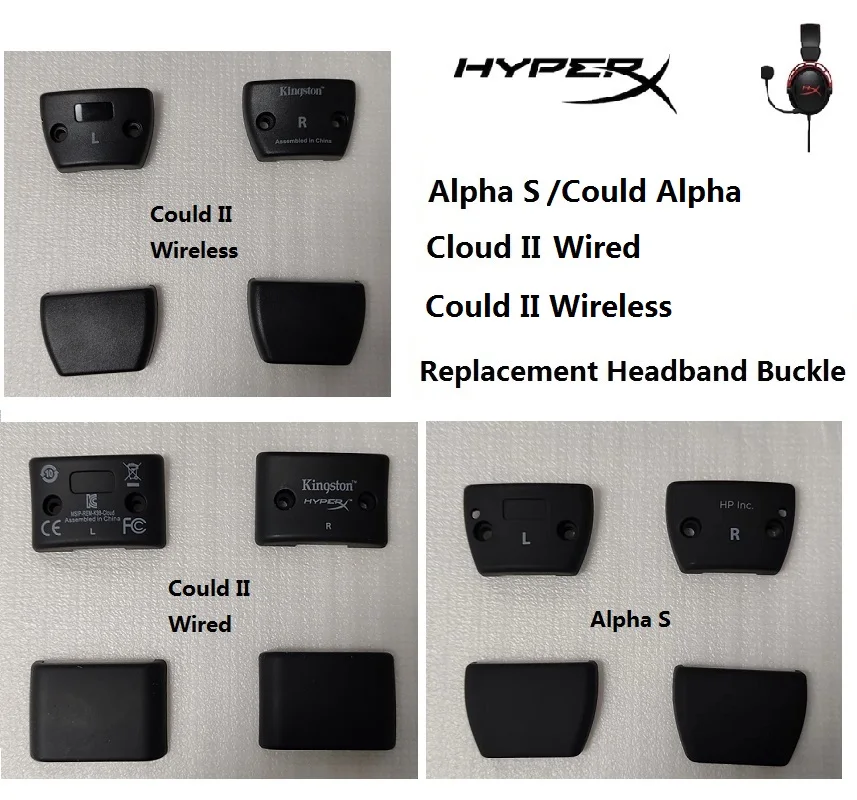Replacement-Headband-Plastic-Hinge-Buckle-For-Kingstone-HyperX-Could ...