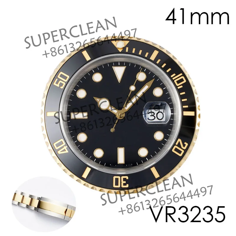 CLEAN-Factory-Full-Set-904L-Watch-Case-Watch-Two-Tone-Gold-Bracelet ...