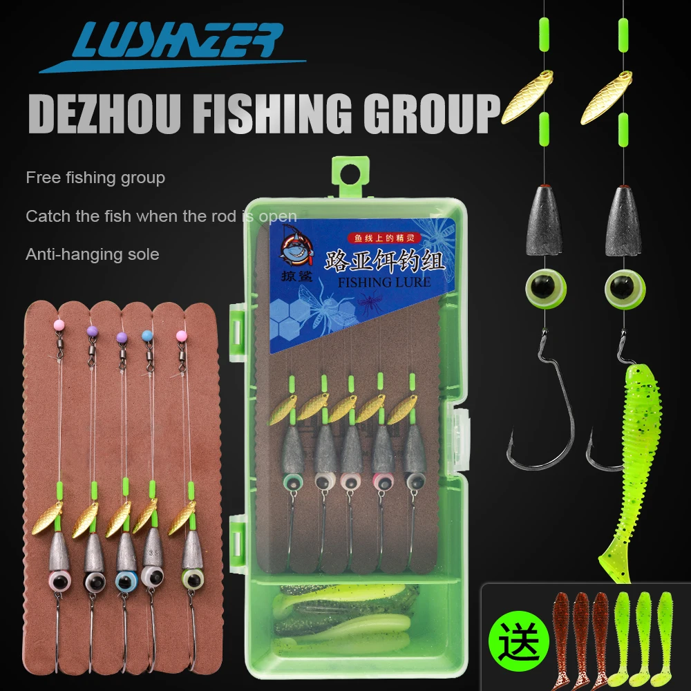 LUSHAZER-5pcs-lot-TEXAS-RIG-For-Texas-Rigs-single-circle-hook-Fish-hook ...