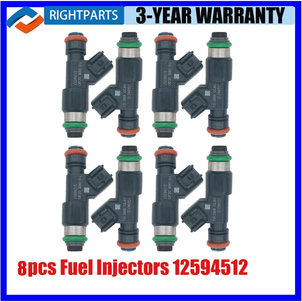 12594512 217-2436 Fuel Injectors For GMC Yukon Sierra Savana 1500 ...