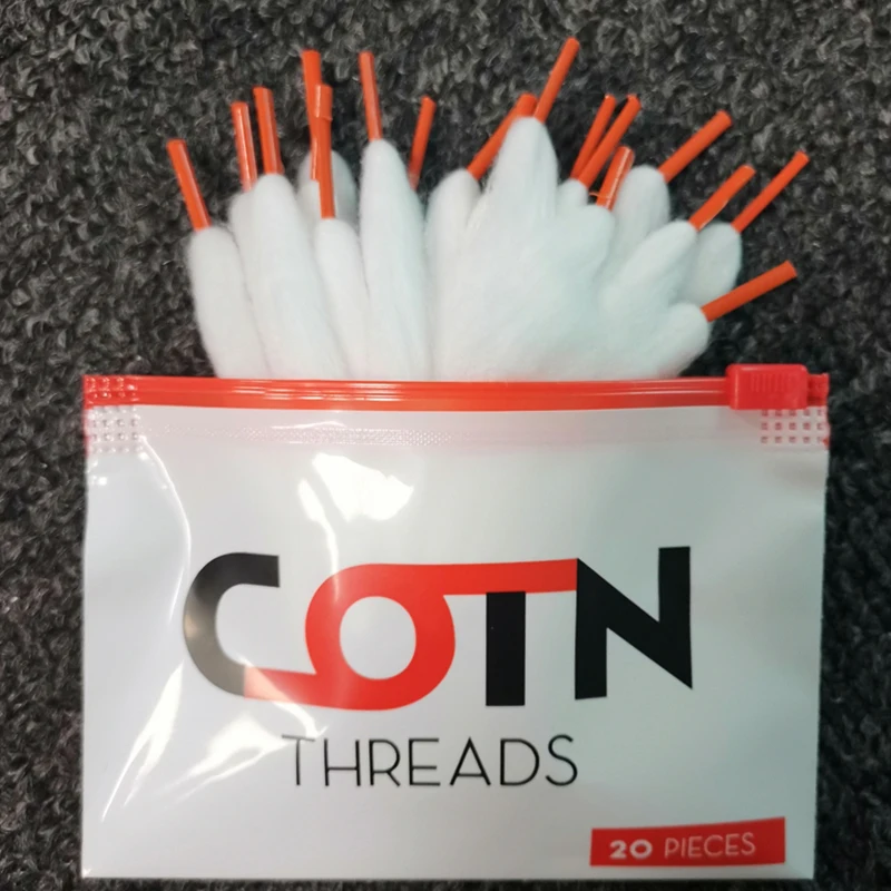 Organic-Vape-Cotton-Threads-Prebuilt-Coil-Wire-Cotton-Strips-Shoelace ...