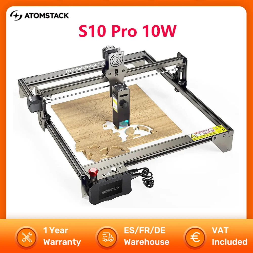 ATOMSTACK-S10-Pro-10W-Laser-Engraver-Cutter-50W-Engraving-Machine-Power ...