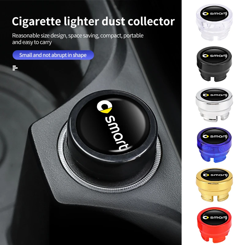 Car Cigar Lighter Cover Dust Proof Cap Auto Decoration Plug For Smart ...