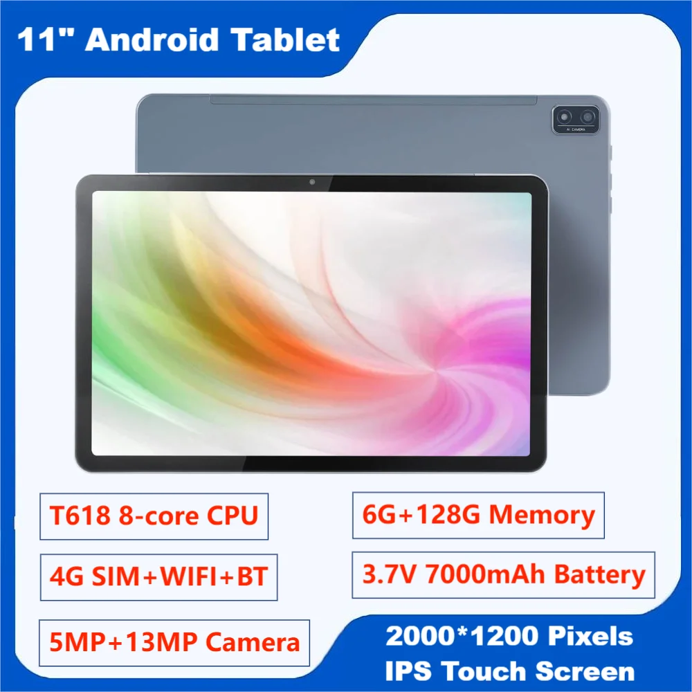 Octa-Core-11-Inch-Android-OS-Tablet-4G-SIM-Tablets-With-6GB-RAM-128GB ...