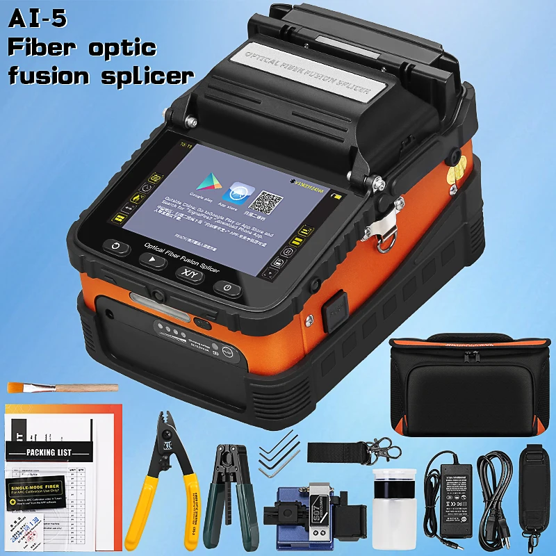 AI-5-Fiber-Optic-Fusion-Splicer-Optical-Core-Welder-Splicing-Machine ...