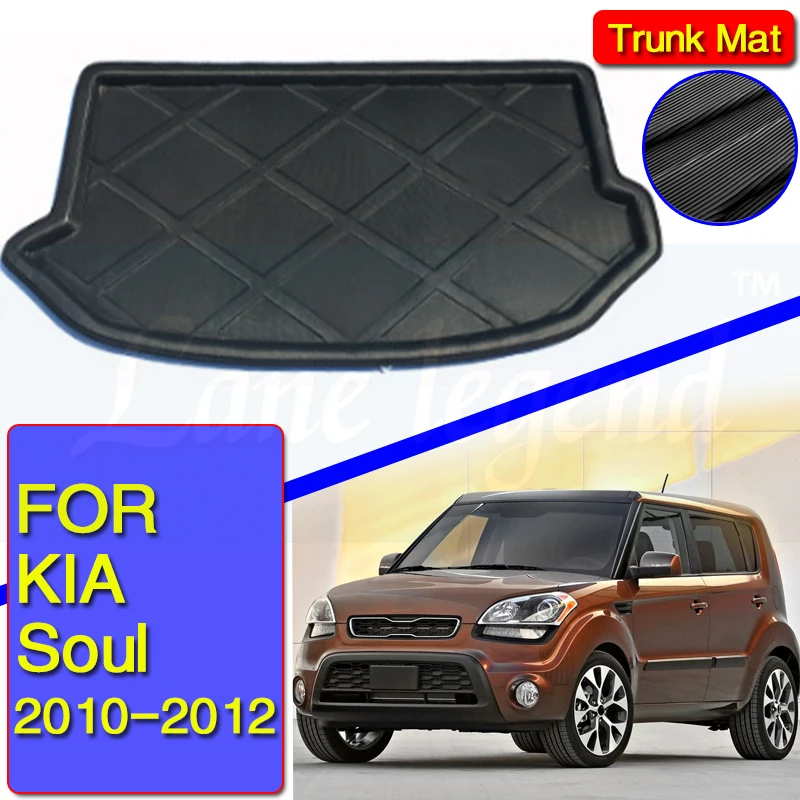 For KIA Soul 2010 2011 2012 Car Cargo Liner Boot Tray Rear Trunk Cover Matt Mat Floor Carpet Kick Pad Mud Non slip Anti Dust AliExpress