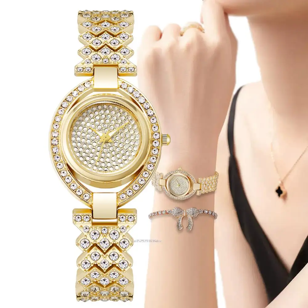 Luxury-Brands-Women-Quartz-Watches-Full-Diamond-Encrusted-Creative ...