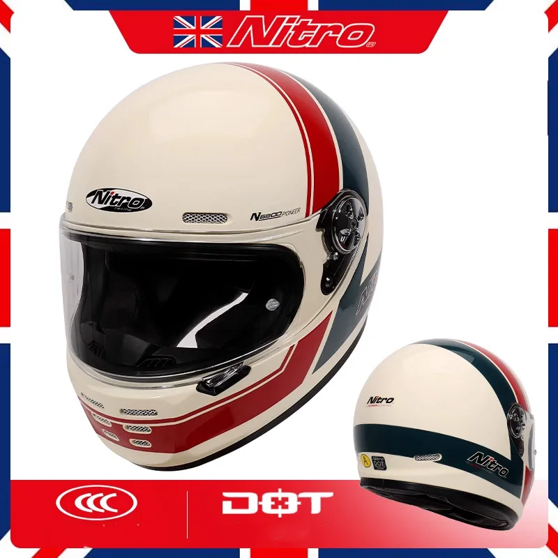 NITRO-Motorcycle-Helmet-Retro-Full-face-Helmet-DOT-Certification ...