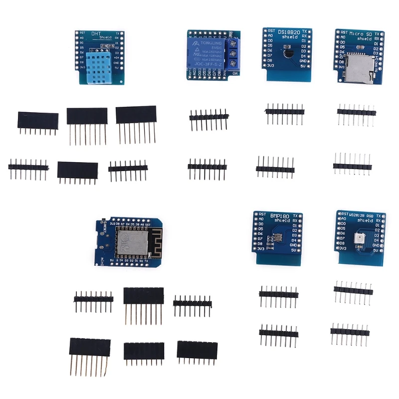 Wifi 개발 보드 용 Esp8266 Nodemcu Lua Ws2812 Rgb Dht1 B 티몬 