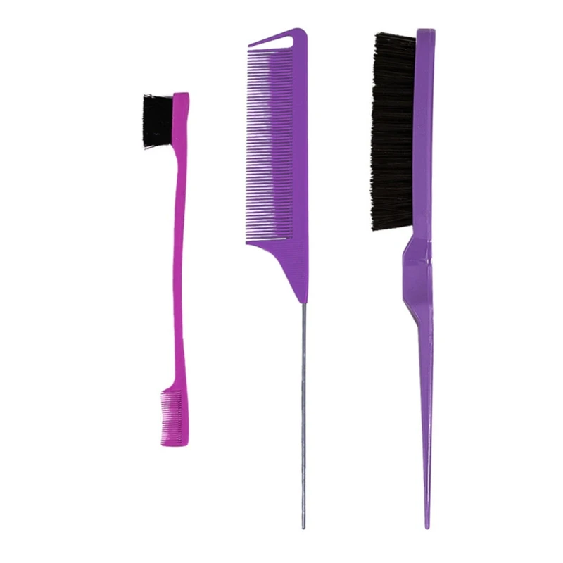 Comb-Set-Hair-Styling-Special-Pointy-Tail-Beating-Double-Headed-Brush ...