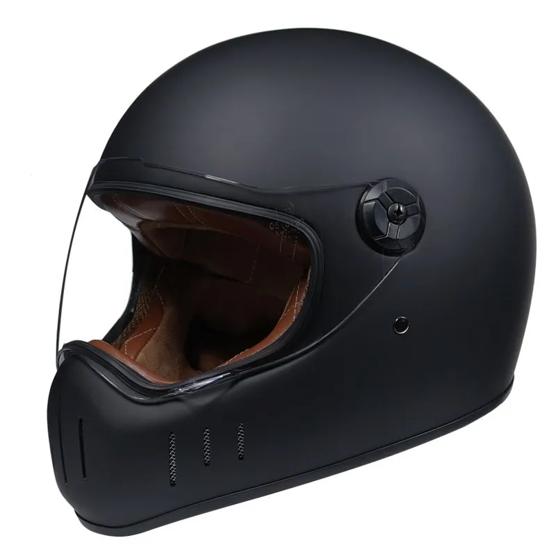 Thompson Motorcycle Helmet Full Face casco moto Helmet Vintage Chopper ...