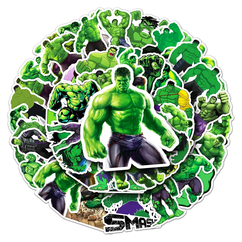 10/30/50pcs Disney Marvel Avengers Super Hero Hulk Stickers Skateboard ...