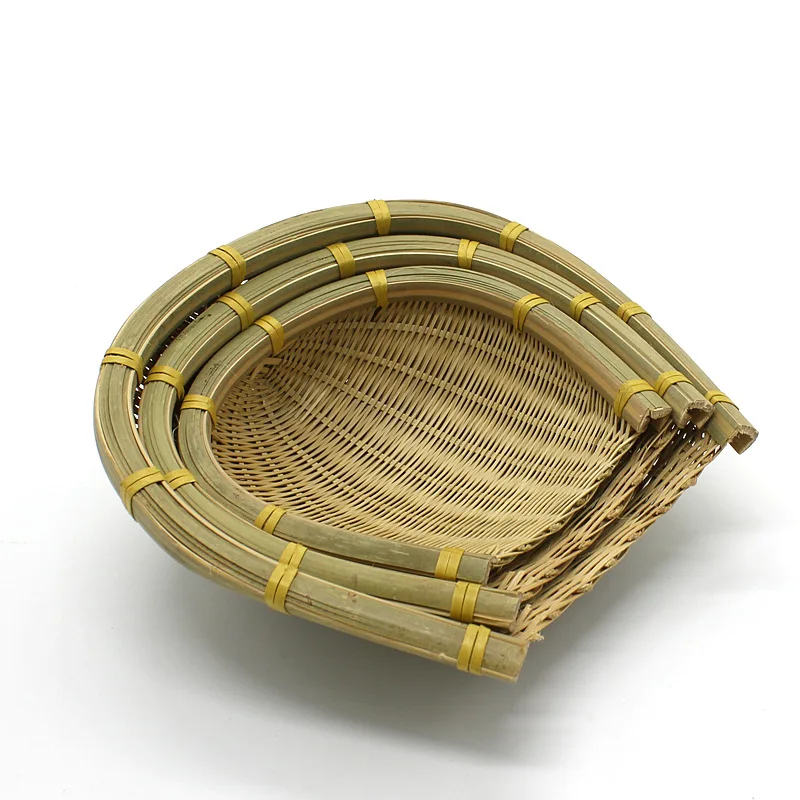 Hand-Woven-Mini-Bamboo-Dustpan-Braided-Plate-Dry-Fruit-Tray-Snack ...