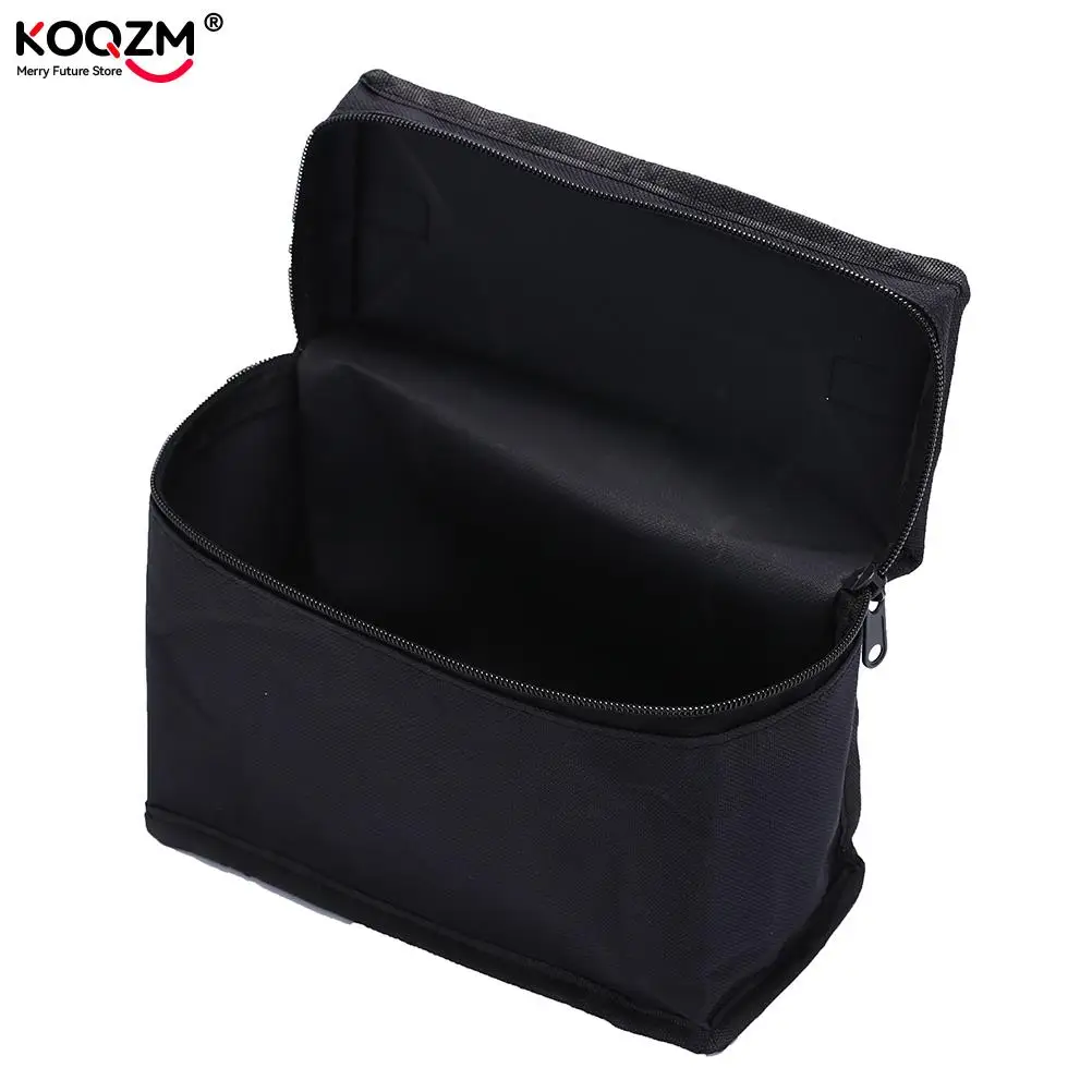 Marker Pen Storage Bag Large Capacity Zipper Black Folding Art Markers ...