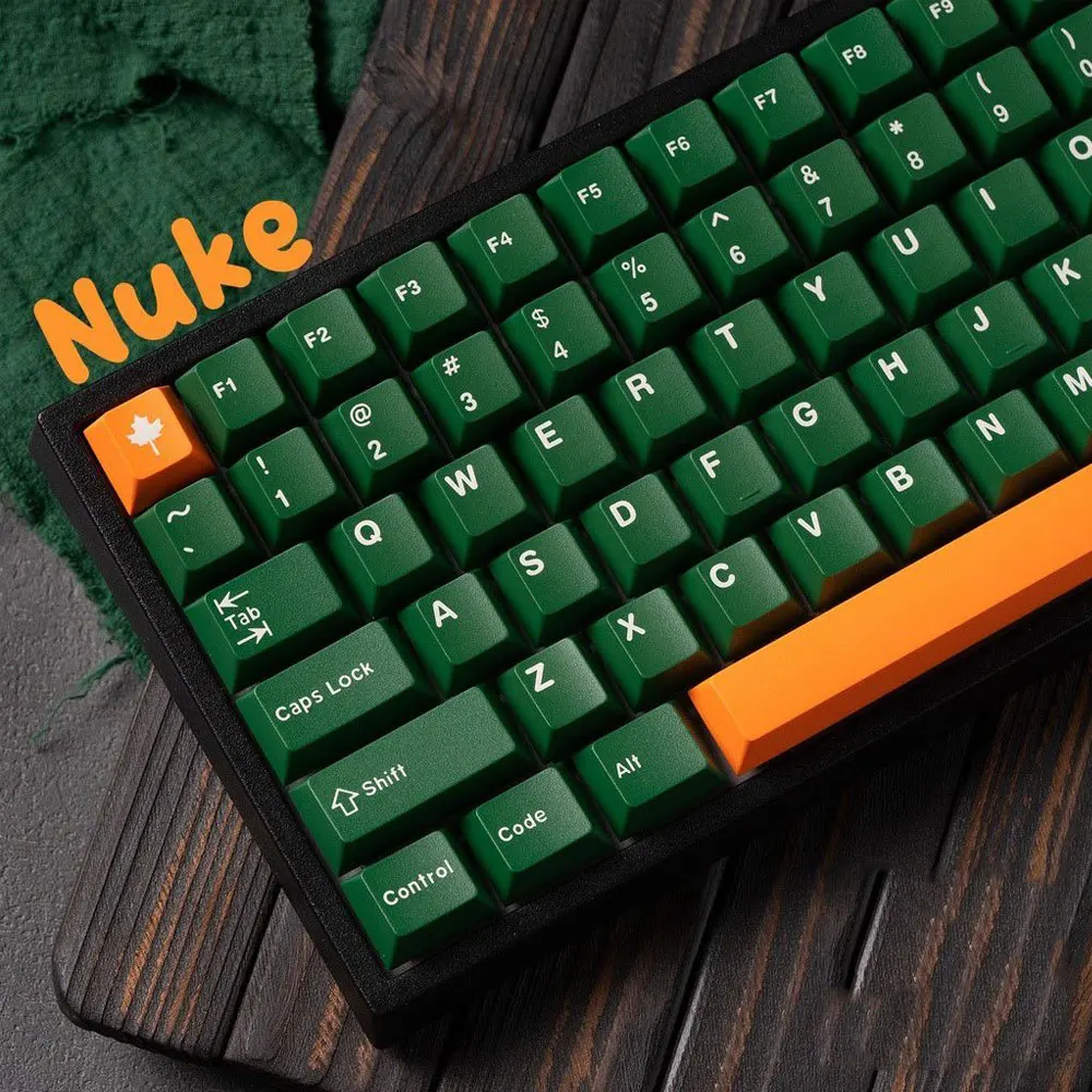 163-Keys-Nuke-Data-Theme-Full-Set-Keycaps-Cherry-Height-ABS-Thermal ...