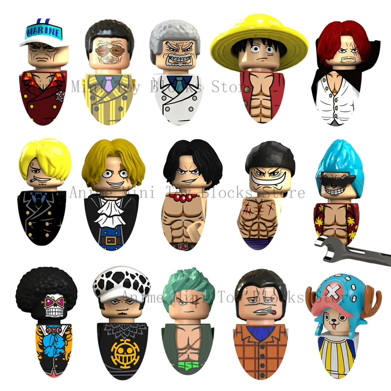 One-Piece-Blocks-Anime-Figure-Luffy-Roronoa-Zoro-Bricks-Mini-Action ...