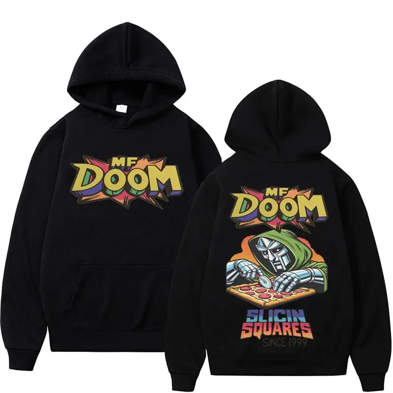 Rapper MF DOOM Hoodie Comic Vintage Style Hip Hop Graphic Hoodies Men ...