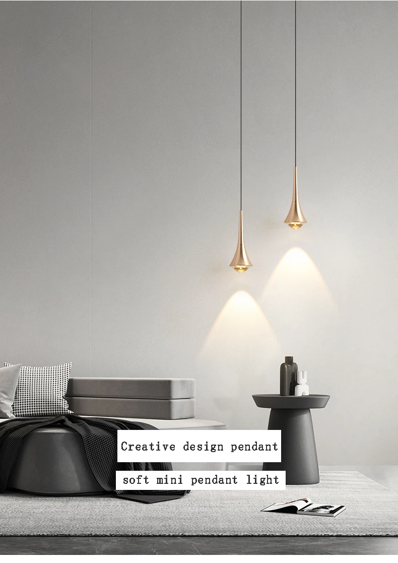 Chrome LED Water Drop Pendants – NYRALONDON