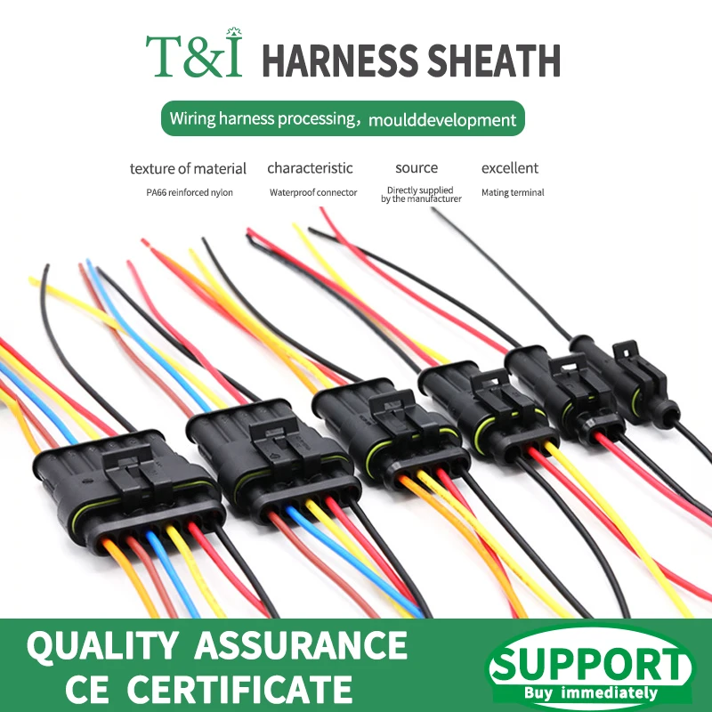 Ampère 1p 2p 3p 4p 5p 6p conector automático à prova dwaterproof água fêmea macho conexão rápida ...