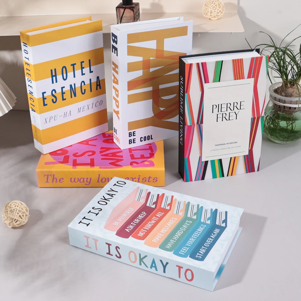 Fake Books Decoration Modern Fake Book for Living Room Luxury ...
