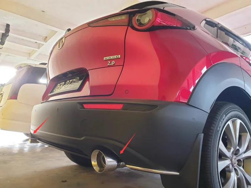 For Mazda 3 Mazda 6 Cx-5 Cx-8 Cx-30 Stainless Steel Car Exhaust Pipe ...