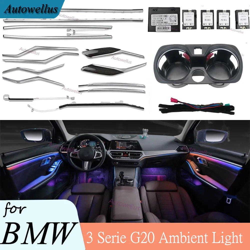 Symphony-Dynamic-LED-Ambient-Light-For-BMW-3-Serie-G20-Center-Console-Cup-Decorative-Lamp ...