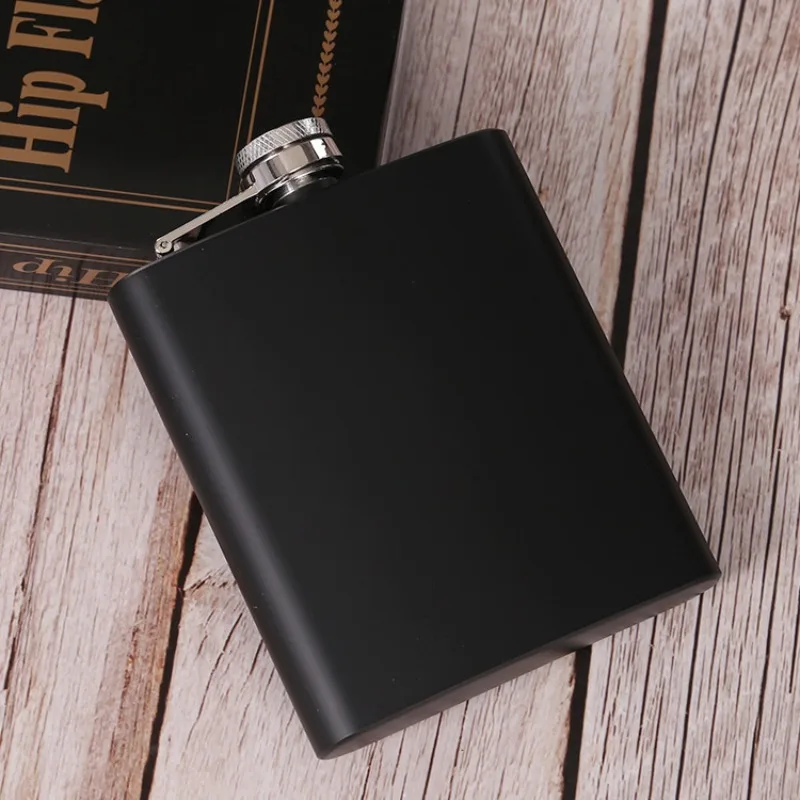 7oz-Silver-Portable-304-Stainless-Steel-Whiskey-Vodka-Wine-Pot-Hip ...