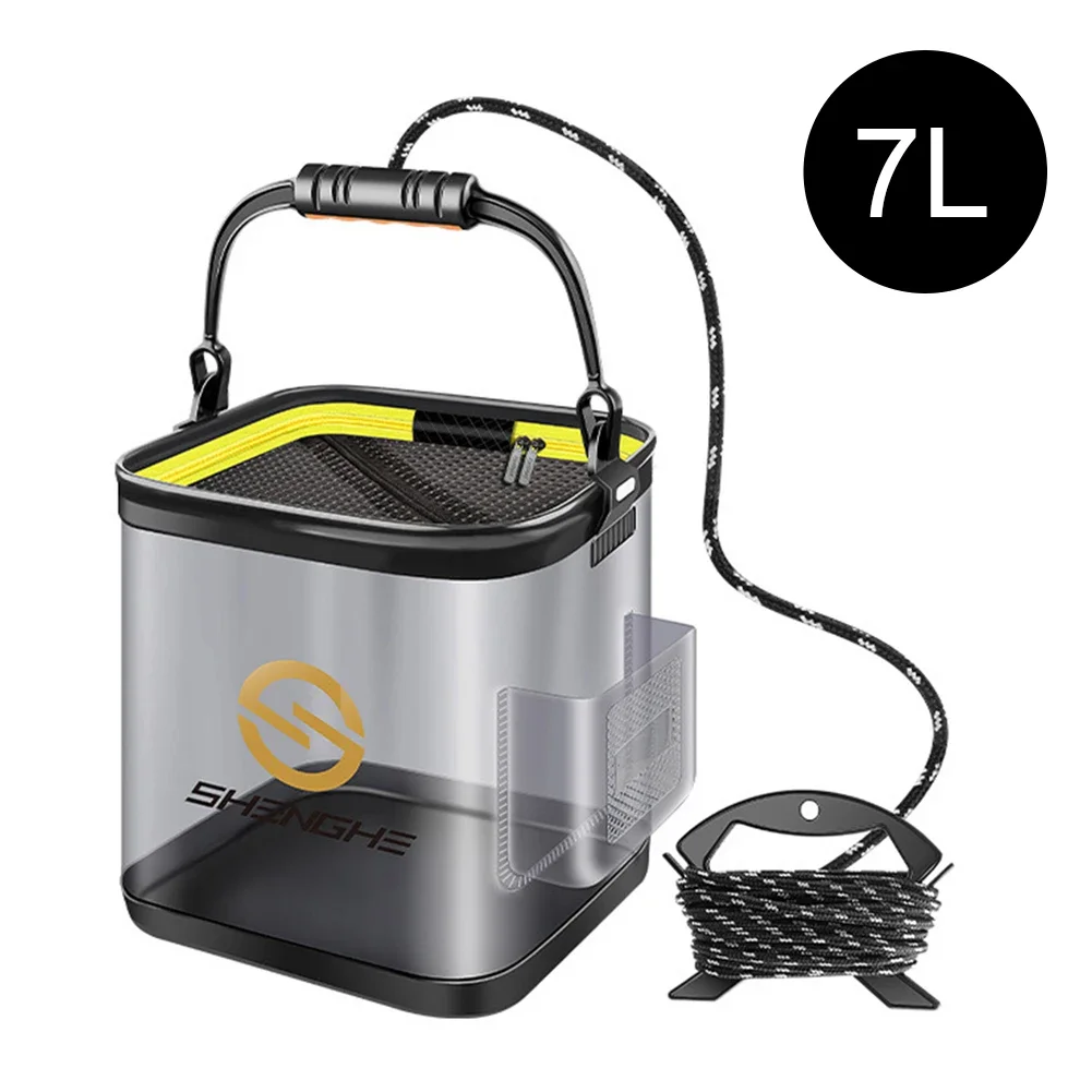 7L-12L-Fishing-Bucket-Multifunctional-Live-Fish-Box-Foldable-Fishing ...