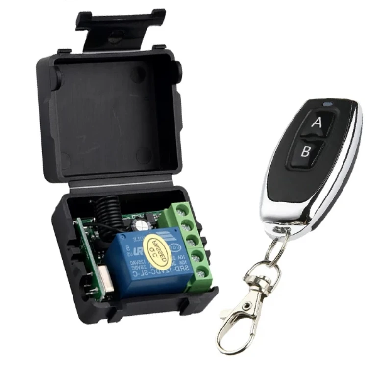 Wireless-433Mhz-Remote-Control-Switch-DC-12V-1CH-Relay-Receiver-Module ...