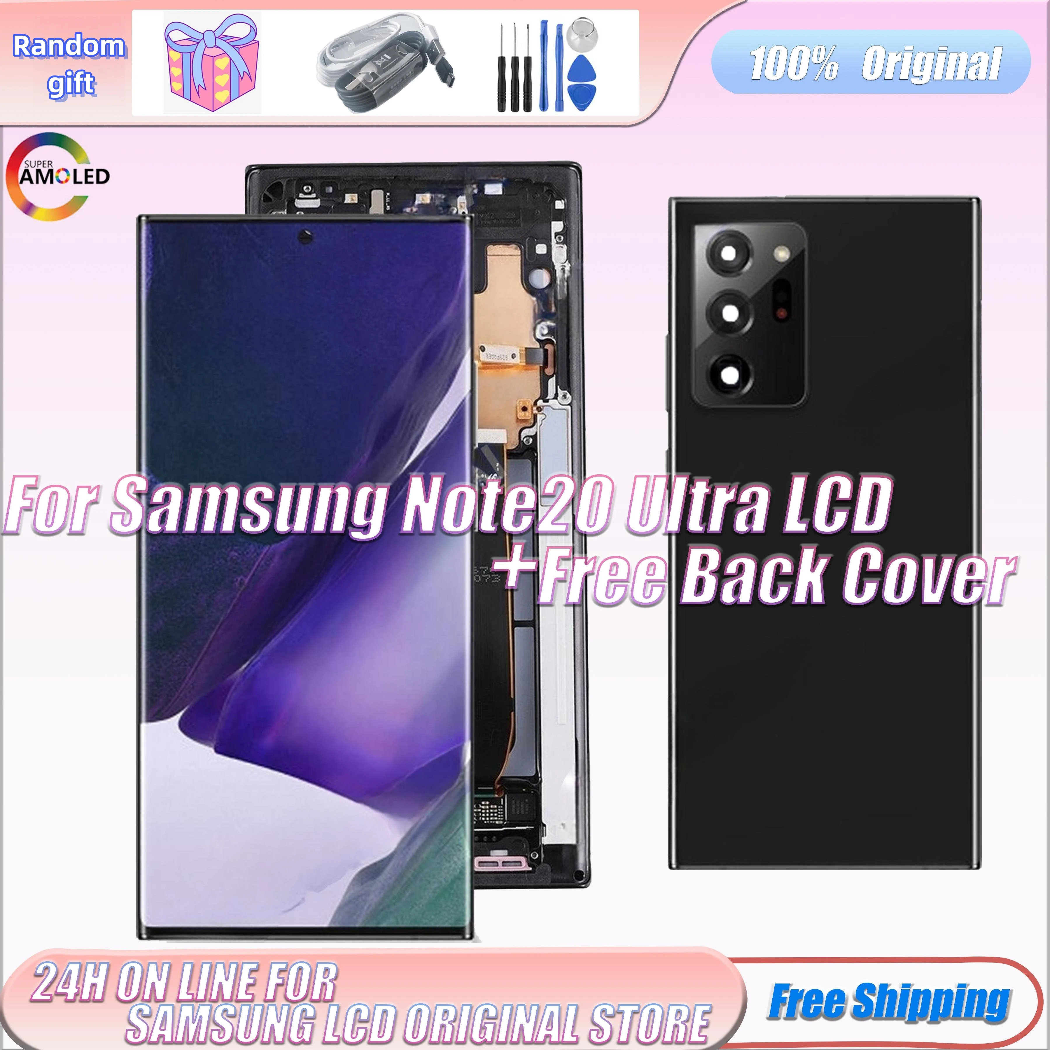 Original-Note20-Ultra-N985-Display-For-Samsung-Galaxy-Note-20-Ultra-5G ...