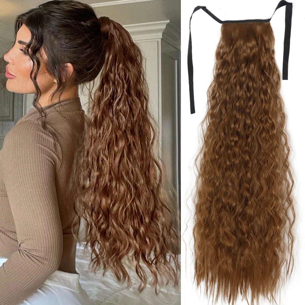 Extensi-n-de-cabello-sint-tico-con-cola-de-caballo-postizo-largo ...