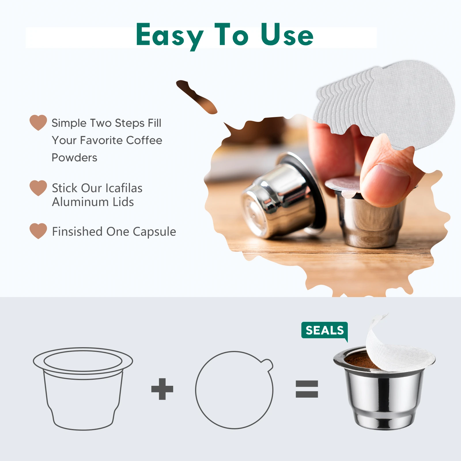 Reusable-Coffee-Capsules-Stainless-Steel-Refillable-Filter-Pods ...