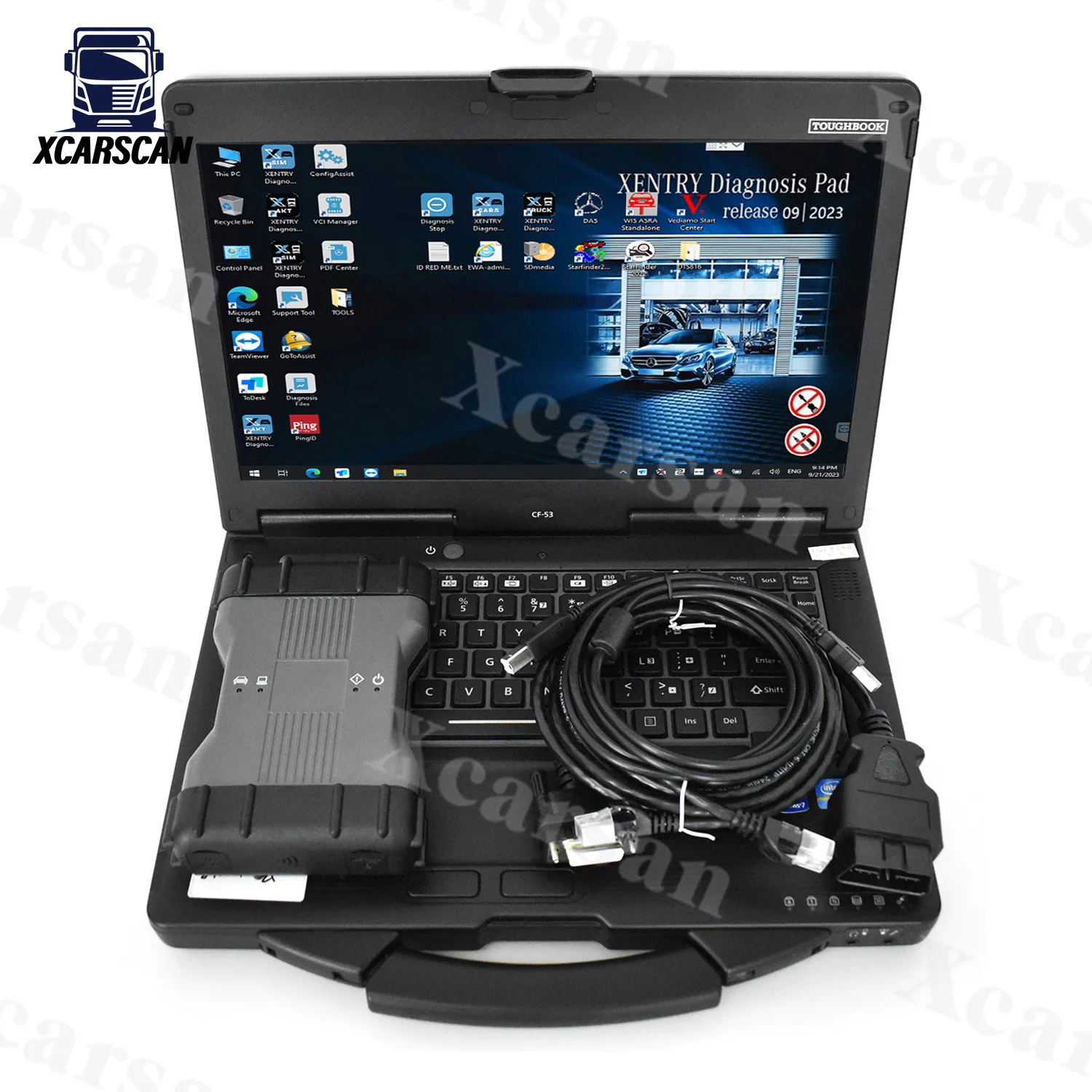 Xentry-MB-STAR-C6-Diagnosis-Tool-CF53-Laptop-V-CI-DoIP-For-Benz-das-wis ...