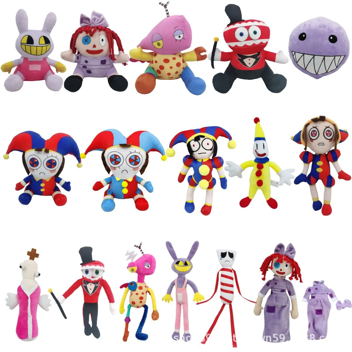 Magical-Digital-Circus-Plush-Clown-Toy-Anime-Cartoon-Doll-Pomni-Plush ...