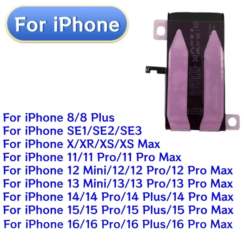 Bateria de substituição para iphone se 2020 8 x xr xs max 8p 7 plus 11 ...