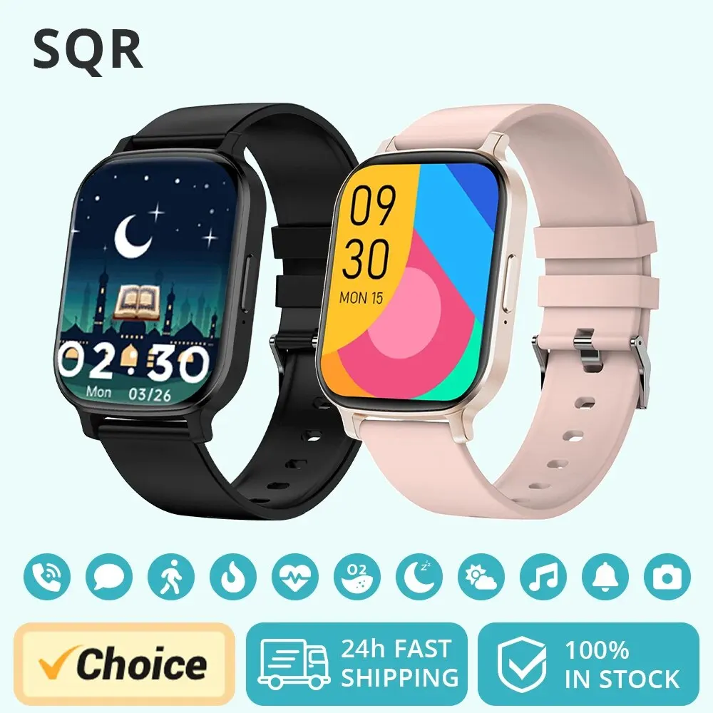 SQR-1-83-Quran-Smartwatch-Support-Recorder-MP3-Player-TWS-Earphones ...
