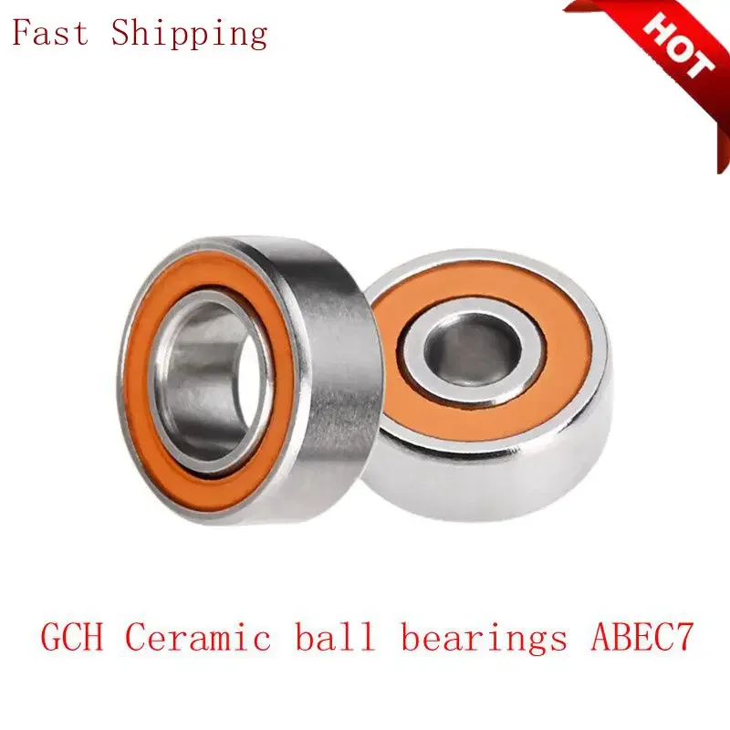 2PCS 5X11X4 ABU Spool hybrid ceramic ball bearings for Toro Winch ...