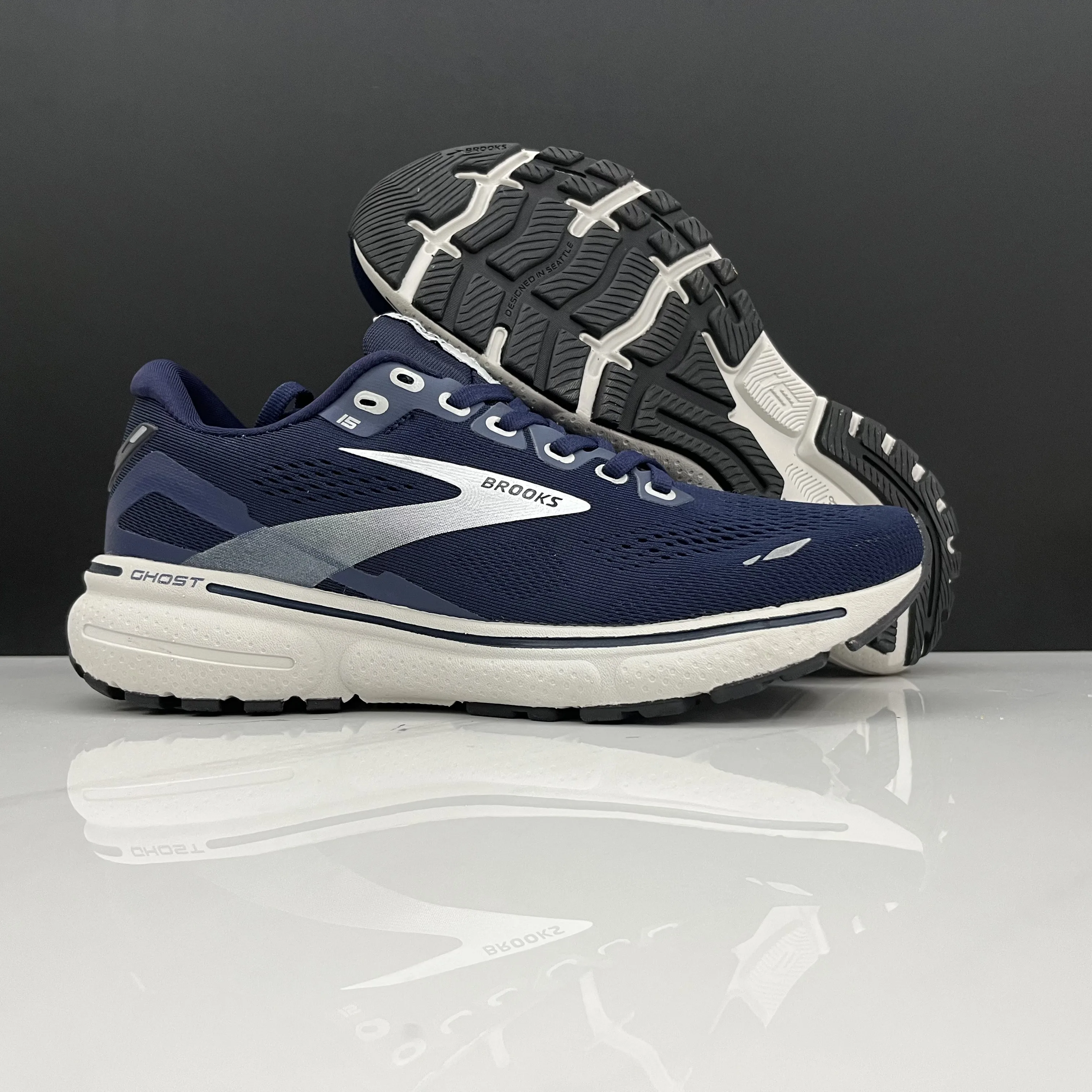 Authentic-Brooks-Ghost-15-Slip-and-Wear-Resistant-Shoes-Men-s ...