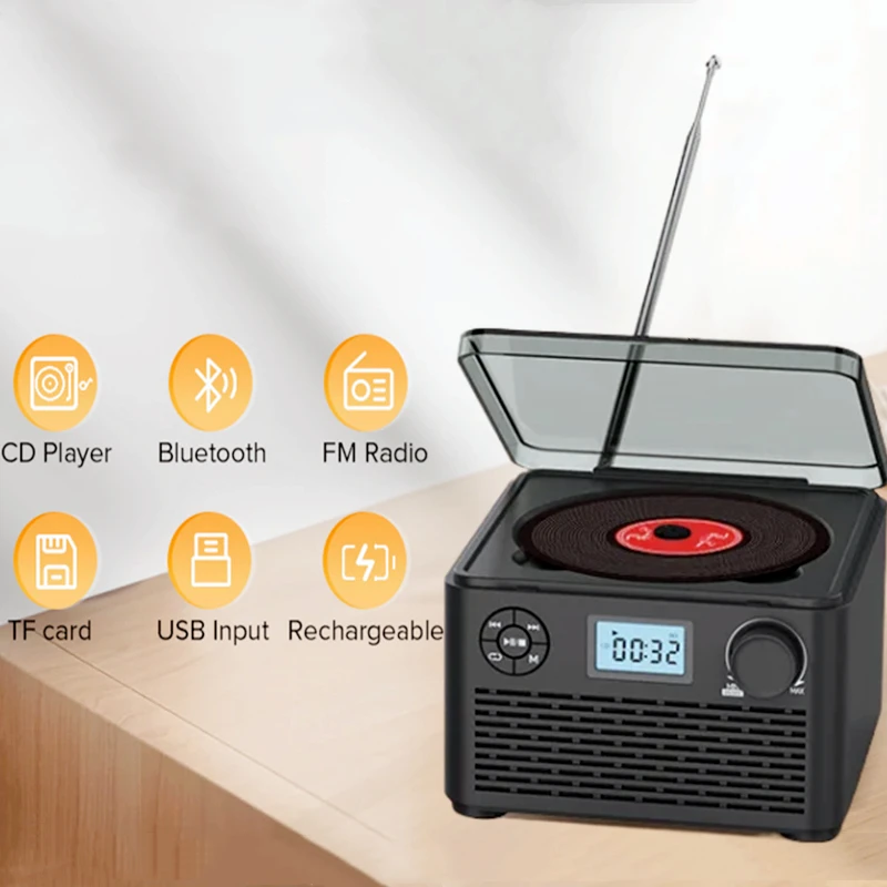 Wireless-CD-Player-Bluetooth-Multifunctional-Full-frequency-Driver ...