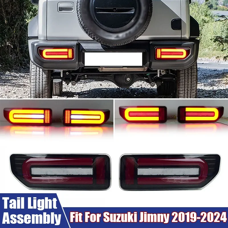 2Pcs-Pair-LED-Tail-Lights-Fit-For-Suzuki-Jimny-2019-2024-Modified-Car ...