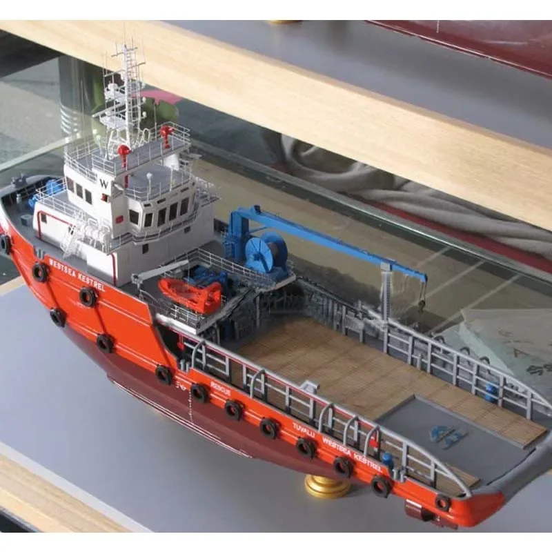 Engineering-Ship-Model-Ornaments-Tugboat-Model-Kit-45cm-Three-purpose ...