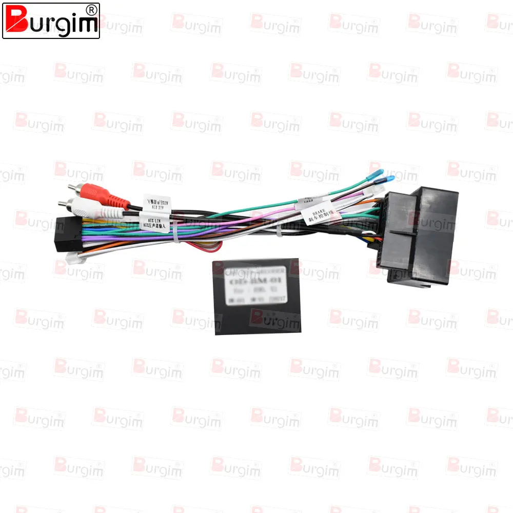 16PIN Car Stereo Power Cord Cable Canbus For BMW 1 Series E81 E82 E87 ...