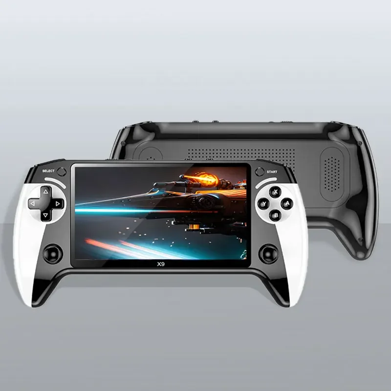 X9 Retro Handheld Video Game Console 1500mAh 5.5-inch IPS Screen Mini ...